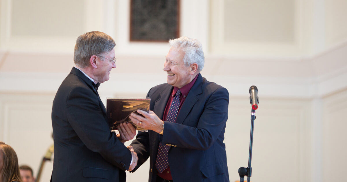 Bands Director David Rox Receives Lifetime… | Gordon College