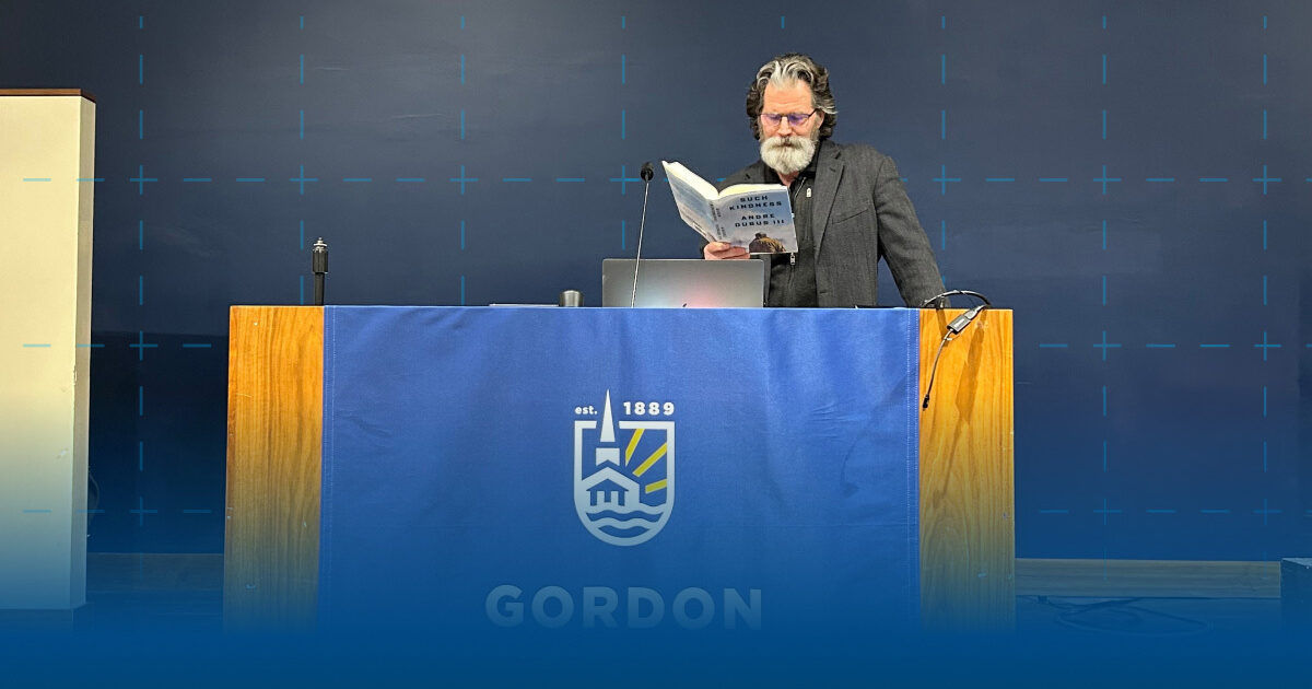 Inspiring Words: Andre Dubus III Brings a Passion… | Gordon College